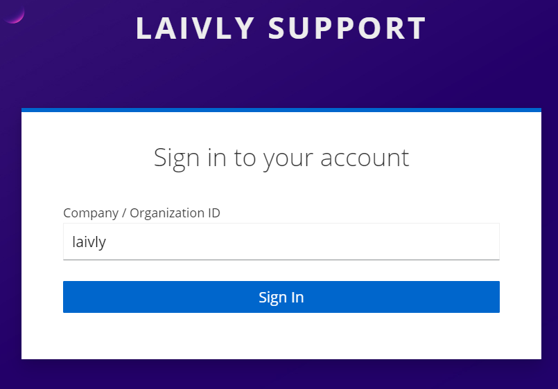 Laivly Support | Logging into the Portal – SIDD Support